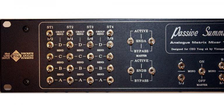 16 input MultiBus Matrix Analog Passive Summing Mixer