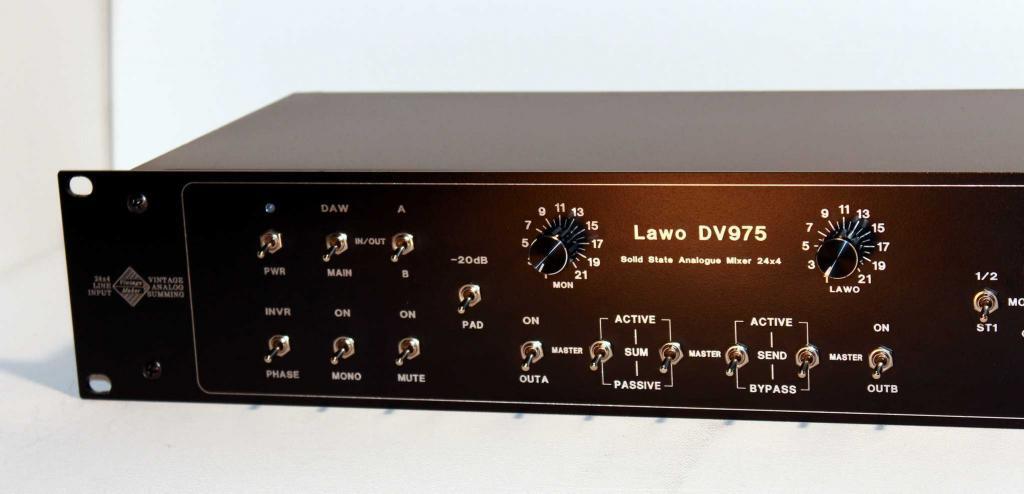 Lawo Analog Studio Transformer Summing Mixer - Modern analog vibe