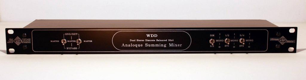 10x4 Input Analog Summing Mixer with insert designed for UAD ...