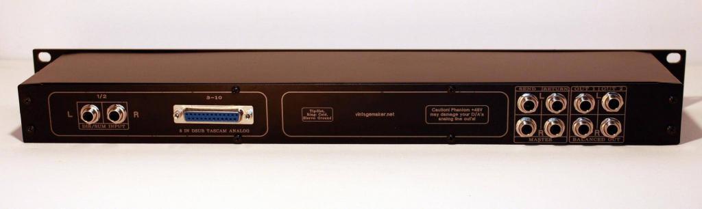 10x4 Input Analog Summing Mixer with insert designed for UAD ...