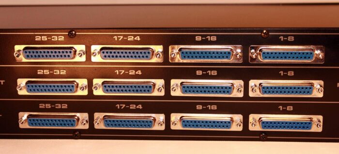 64 In 32 Out Patchbay Switch - DSUB Analog Studio Audio Line Instrument ...