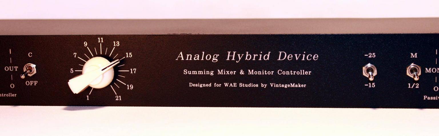 16x2 Summing and 2x6 Monitor Controller Hybrid 2-in-1