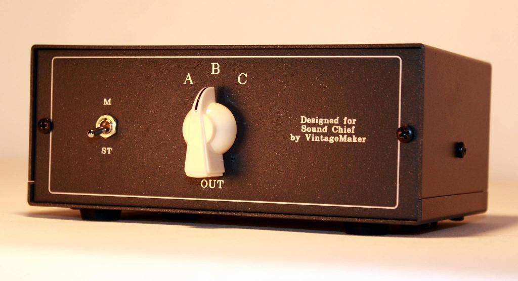 2 In - 6 Out - XLR-TRS - 3 Way Analog Line Switch Studio Monitor ...