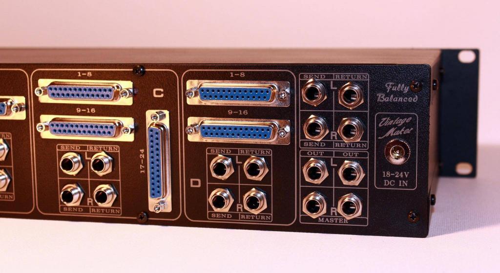 2U-Rack 96x4 Neumann 4-SubMix Bus Analog Summing Mixer