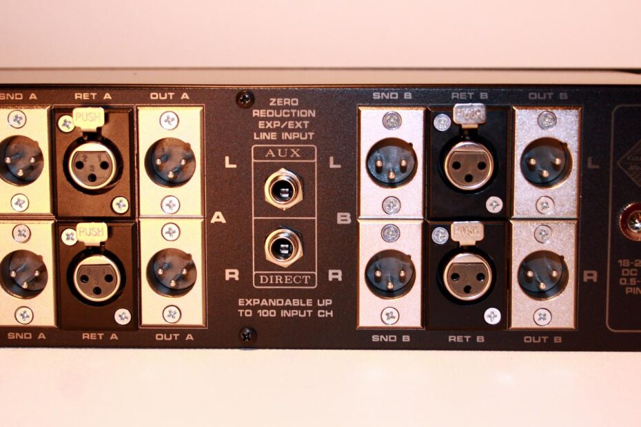 2U-Rack 16x4 Neumann 16 CH Insert - Dual Master Insert Analog Summing Mixer