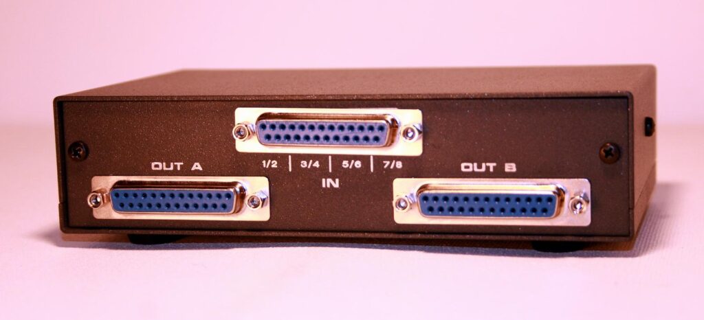 24 Channel Studio Line Splitter Router Combiner DSUB 8 to 16 Bi ...