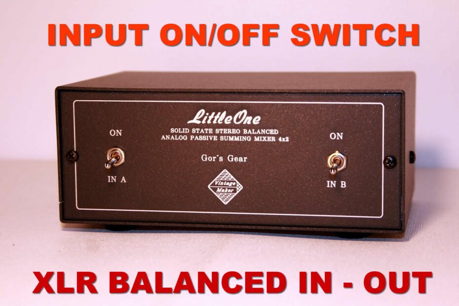 Desktop Studio Analog Summing Mixer Box for daw synth keyboard drum ...