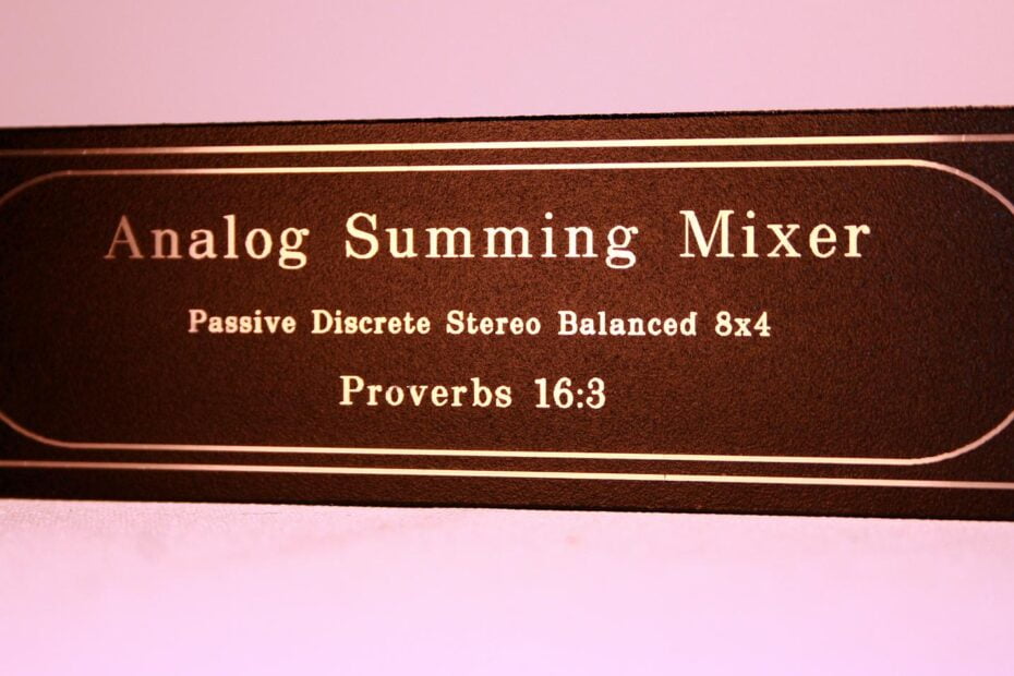 10-Channel TRS Summing Mixer with AUX Input