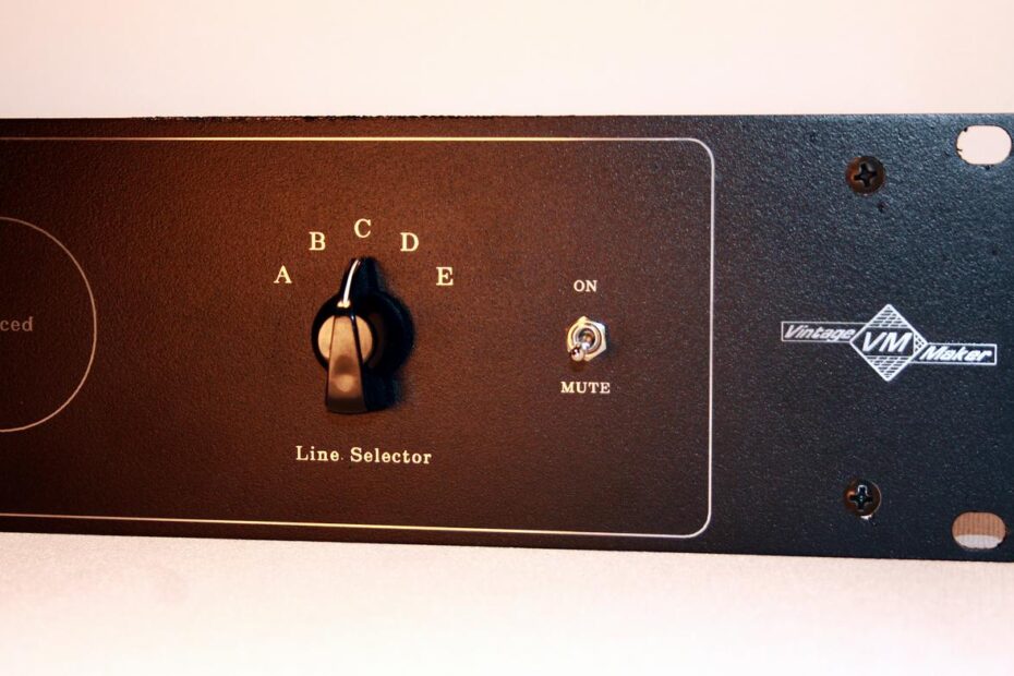 10-In 2-Out Line-Mic 5-In 1-Out Microphone Switch Analog Balanced Audio ...