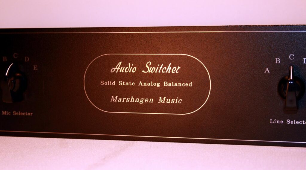 10-In 2-Out Line-Mic 5-In 1-Out Microphone Switch Analog Balanced Audio ...