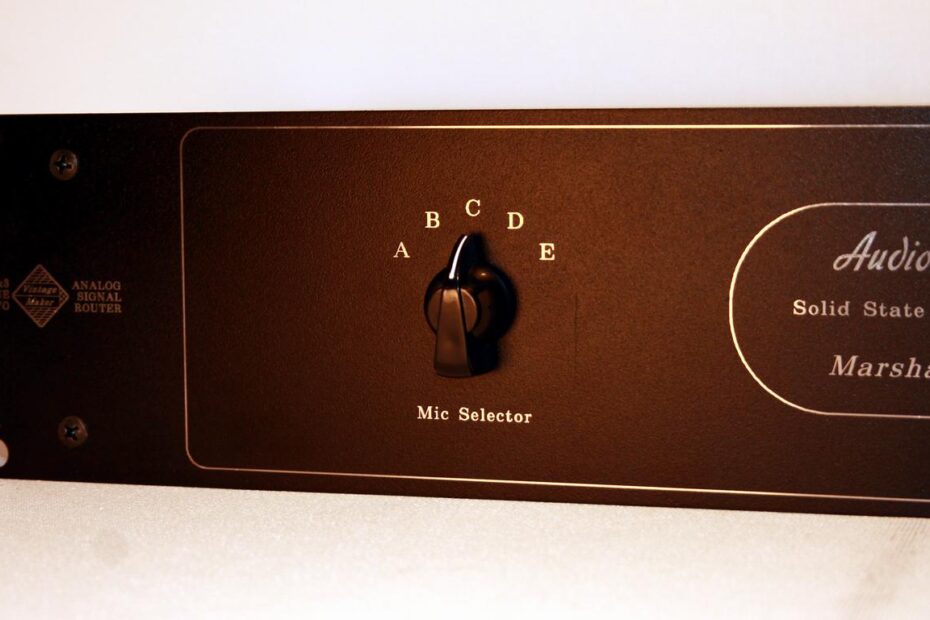 10-In 2-Out Line-Mic 5-In 1-Out Microphone Switch Analog Balanced Audio ...