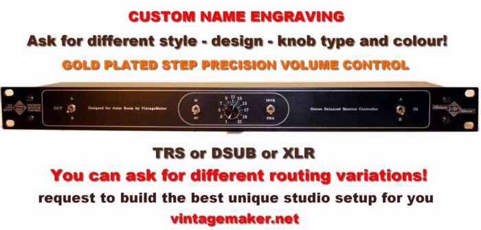 8×4 or 4×8 Analog Studio Switch Signal Line Instrument Monitor ...