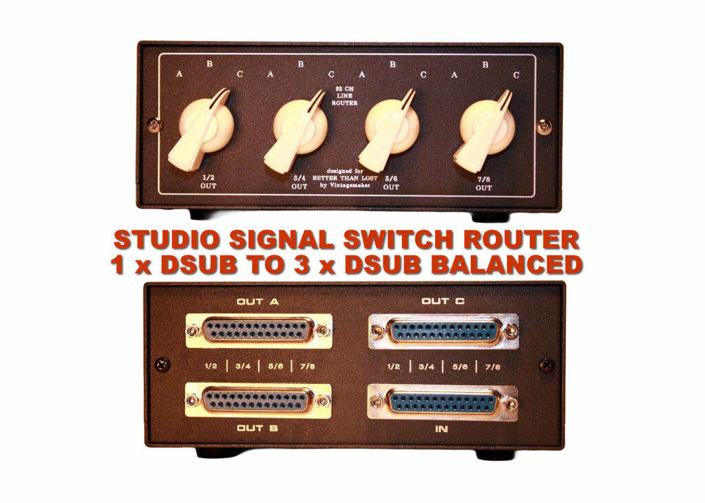 3-Way DB25 Switch Box - 32 Channel DSUB 8 to 24 ch Bi-Directional ...