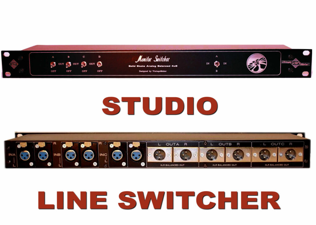 Rackmount Studio Switch - Analog Line Switcher Patchbay Switch