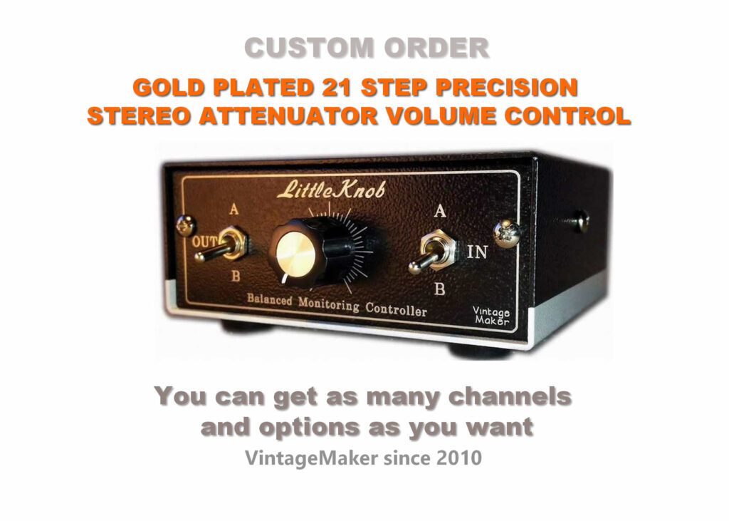4 In - 4 Out - TRS - LittleKnob Mini 4×4 Monitor Controller Speaker ...