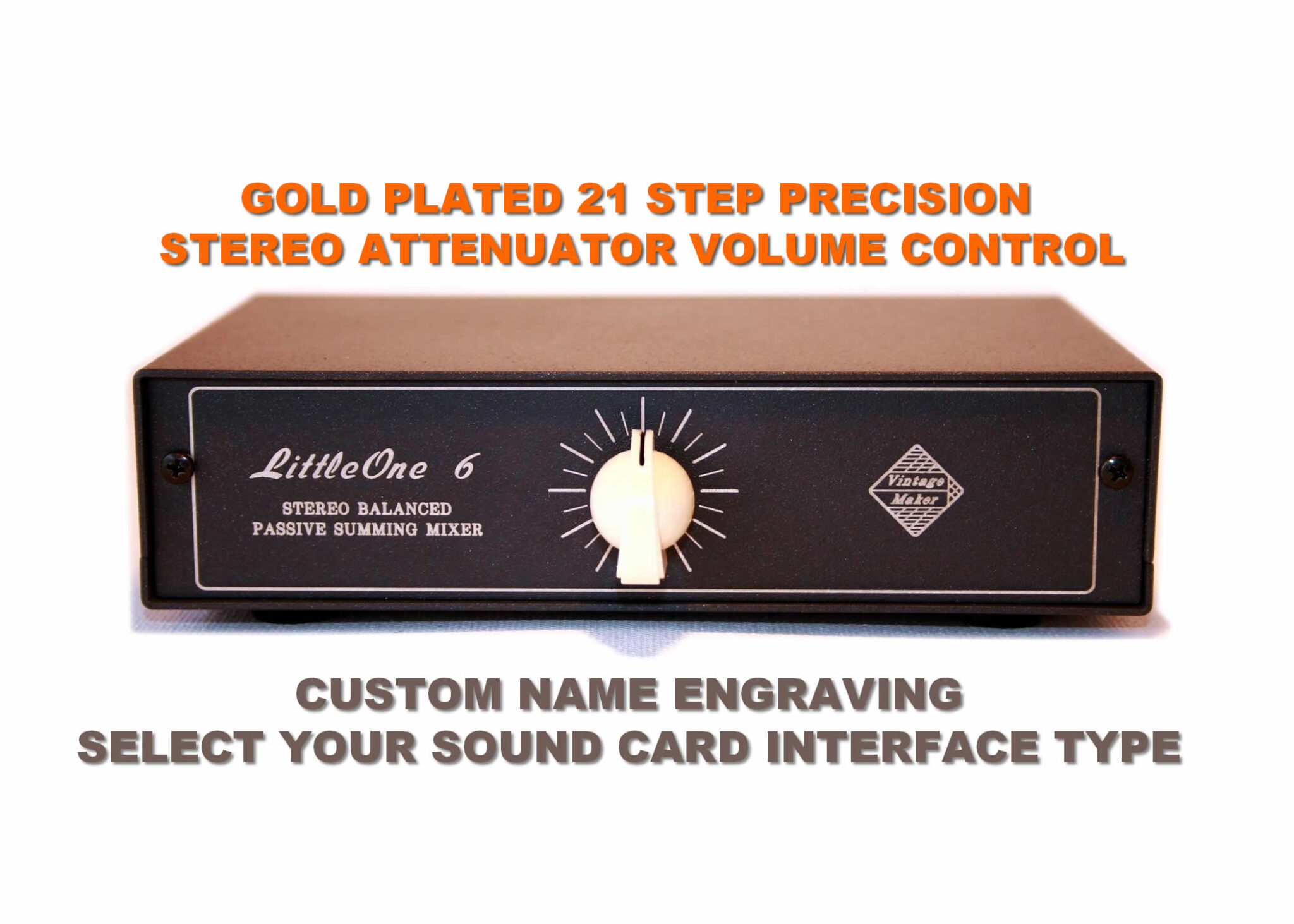 6 Input Summing Mixer - Volume Attenuator Control - LittleOne Wide 6×2 ...