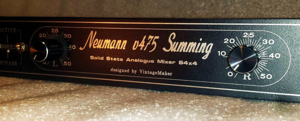 64-Ch Input Neumann Analog Summing Box Mixer