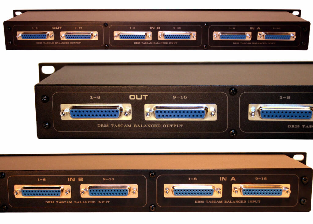 32x16 Analog Studio Instrument Switch Signal Line Patchbay DSUB Tascam ...