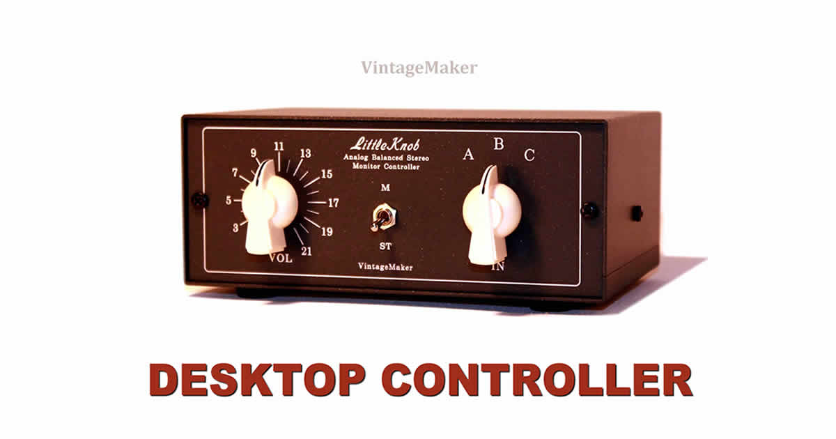Desktop Monitor Controller - Vintage Maker Custom Studio Equipments