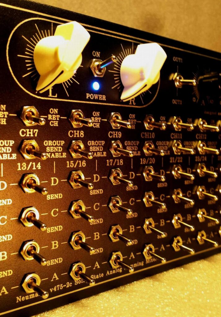 3U-Rack 32x6 Neumann Multi-Bus Matrix Analog Summing Mixer