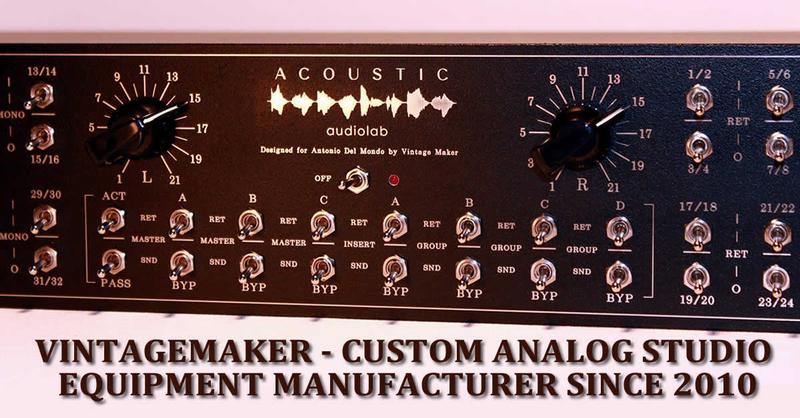 Analog Surround Monitor Switch System - Vintage Maker Custom Studio ...
