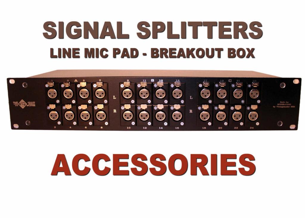 Acessories - signal splitter line pad breakout box - Vintage Maker ...