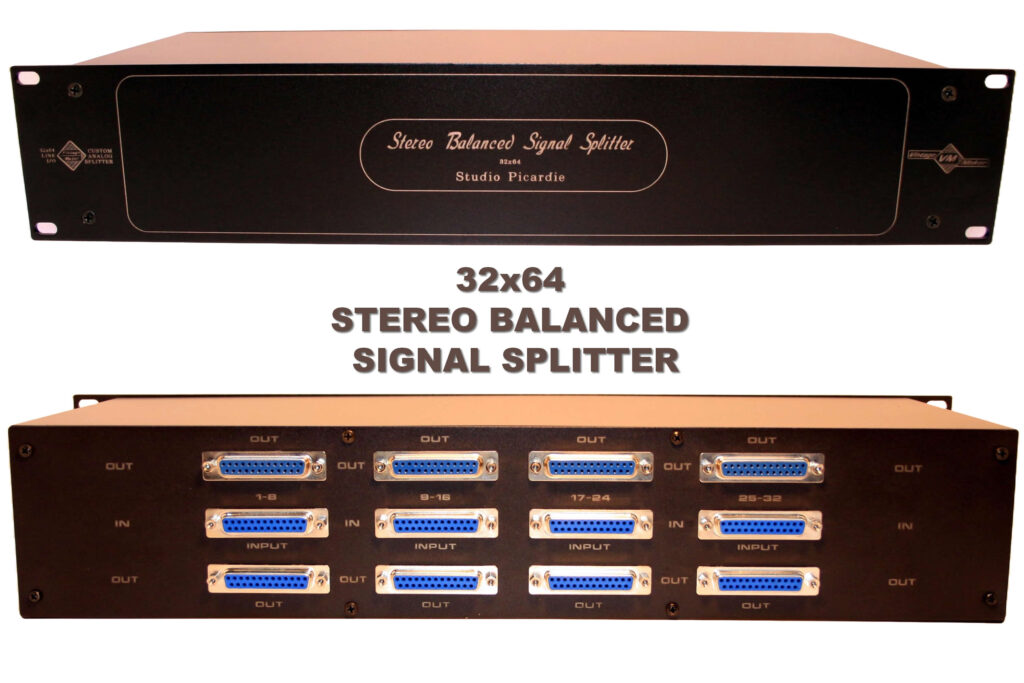 96 Ch - 32 to 64 ch Dsub Analog Studio Signal y Splitter Merger ...